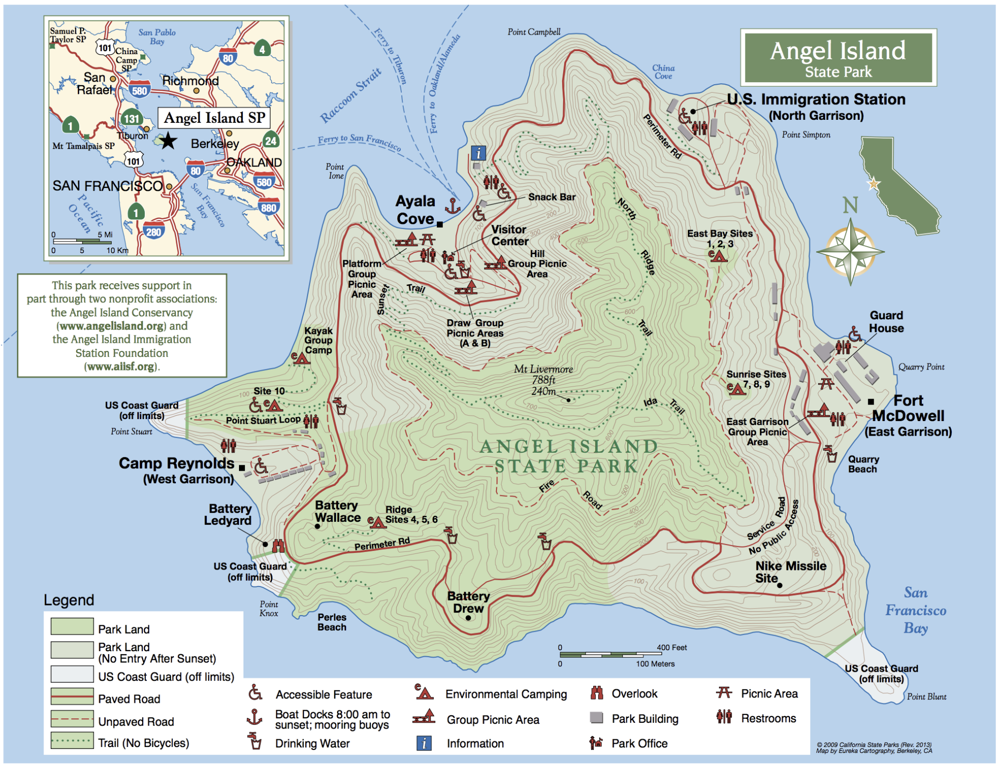 ANGEL ISLAND STATE PARK – CALIFORNIA’S ONLY FLOATING STATE PARK ...